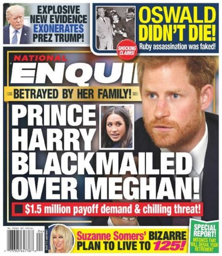 Prince Harry, National Enquirer Magazine 22 January 2018 Cover Photo ... Prince Harry, National Enquirer Magazine 22 January 2018 Cover Photo ...