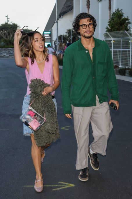 Chloe Bennet Went In A Pink Shirt For Taylor Swifts Last Performance In Inglewood Famousfix