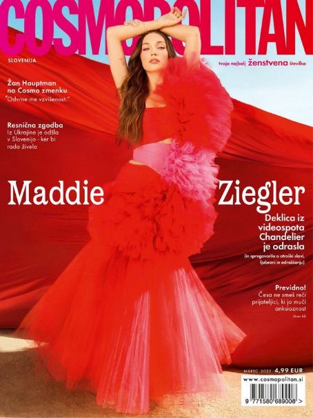 Maddie Ziegler Cosmopolitan Magazine March 2023 Cover Photo Slovenia