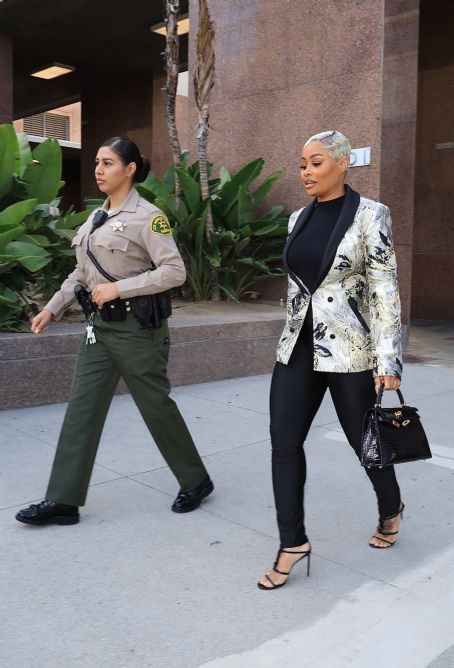 Blac Chyna Seen Leaving Court In Los Angeles Famousfix