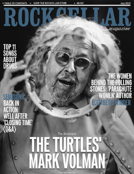 Mark Volman, Rock Cellar Magazine July 2023 Cover Photo - United States Mark Volman, Rock Cellar Magazine July 2023 Cover Photo - United States