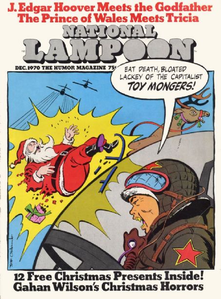 Santa Claus National Lampoon Magazine December 1970 Cover Photo