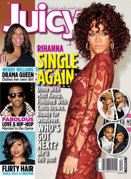 Rihanna Juicy Magazine March 2011 Cover Photo United States