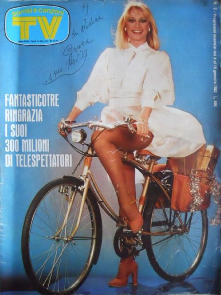 Raffaella Carrà Tv Sorrisi E Canzoni Magazine 09 January 1983 Cover