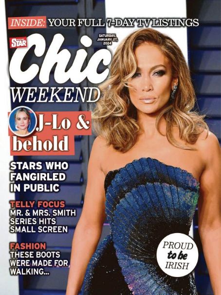 Jennifer Lopez Chic Magazine 27 January 2024 Cover Photo United States