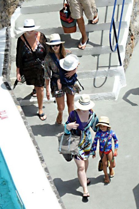 Jessica Alba Showing Off Her Bikini Body While Vacationing In Europe