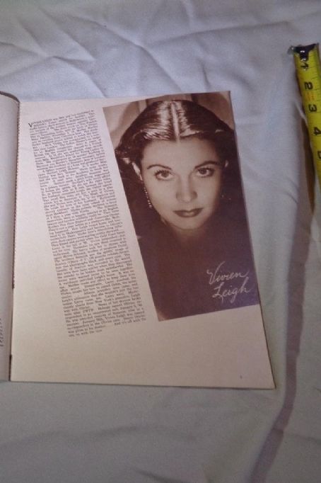 Vivien Leigh Screen Album Magazine Pictorial United States June